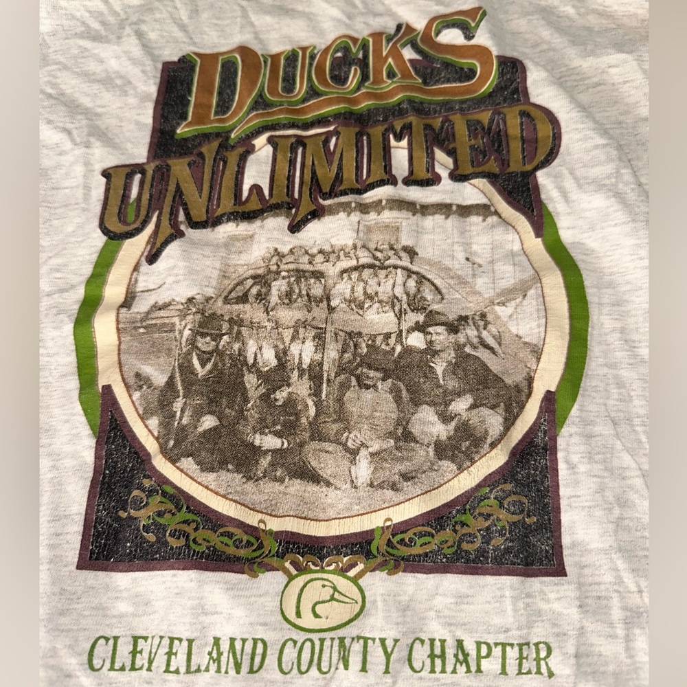 Ducks Unlimited Cleveland County Chapter Hanes Beefy … - Gem